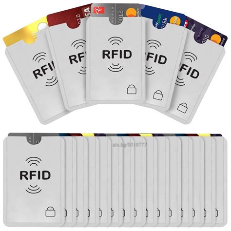 5 бр Rfid Калъфи за защита на кредитни и дебитни карти Аксесоари
