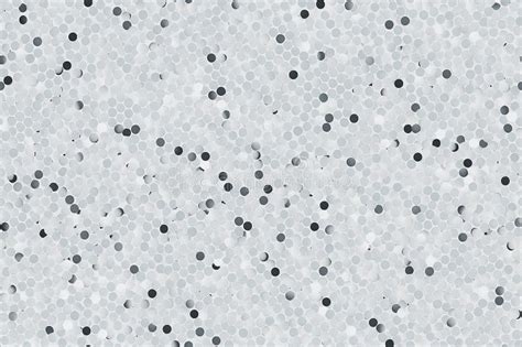 Abstract Hexagonal Pattern With Black Dots Stock Illustration