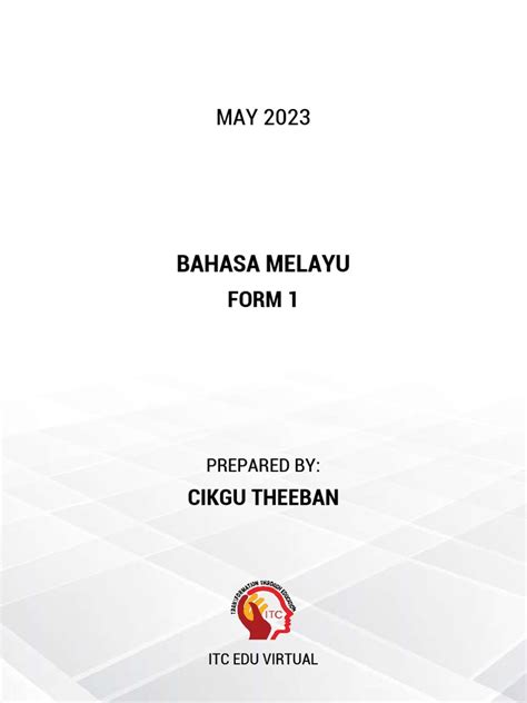 Bahasa Melayu Form 1 Pdf