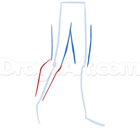 How To Draw A Anime Legs