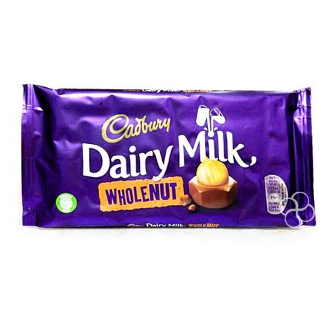 Cadbury Whole Nut Milk Chocolate Bar 200g Lazada Ph