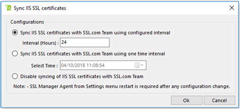 SSL Manager Interface And Menu Reference SSL