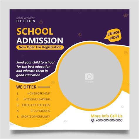School Banner Template 14248350 Vector Art At Vecteezy