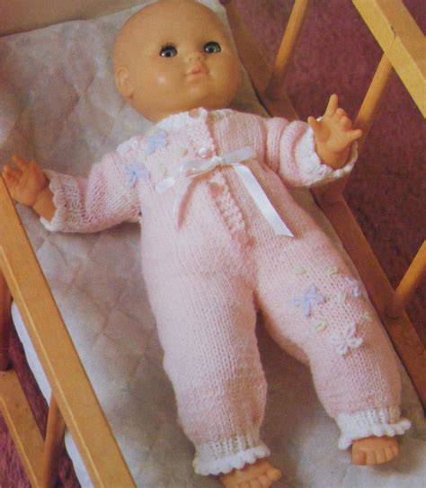 Dolls Clothes Knitting Pattern PDF For 16 20 And 24 Inch Baby Etsy UK