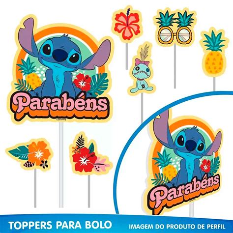Decoração Aniversário Stitch Infantil Kit Festa Itens