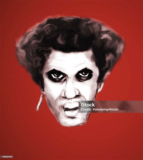 분노 편협 침략을 상징하는 남자의 그림 파스텔의 기술로 만든 감정에 대한 스톡 벡터 아트 및 기타 이미지 감정 개성 개념