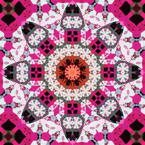 Premium Photo Seamless Square Pattern Texture Art Pattern Kaleidoscope