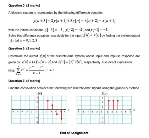 Solved Question Marks A Discrete System Is Chegg