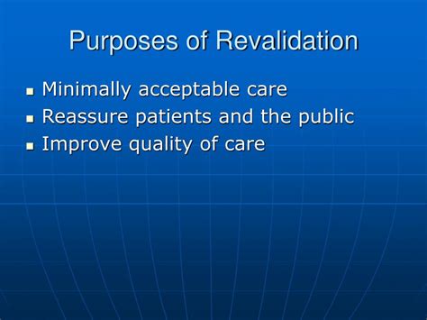 Ppt Revalidation Relicensing Recertification Powerpoint Presentation Id 5807131