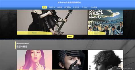 Java计算机毕业设计ssm基于h5的音乐播放管理系统ssm怎么控制音乐播放时间 Csdn博客