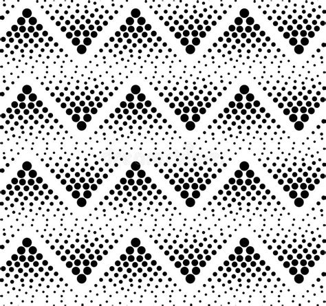 Seamless Black Zig Zag Pattern Stock Vector Illustration Of Decoration Pattern 55124122