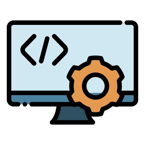 Icono De Desarrollo Web Generic Outline Color