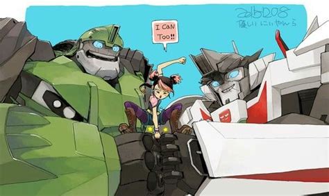 Miko Bulked And Wheeljack Фильм трансформеры Искусство с роботами