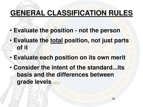 Ppt Classification And Position Mangagement Module 7 National Guard