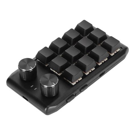 Teclado Mecánico Macro De Una Mano Teclado Programable Diy Con 2 Teclas