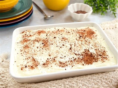 Mousse de Tang leite em pó Receiteria