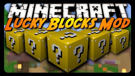 Minecraft LUCKY BLOCKS MOD INTERACTIVE EDITION YouTube