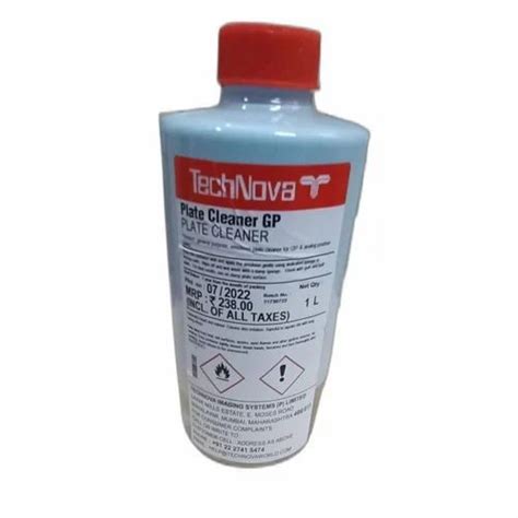 Silicone Technova Plate Cleaner GP Liquid Packaging Size 1L At 250 Litre In Kanpur