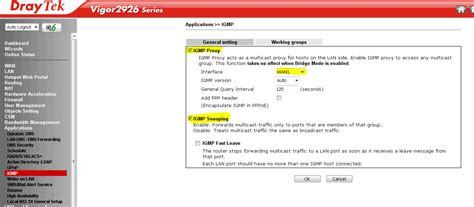 Supporting Ip Tv Services With Multicast Dray Tek Networking