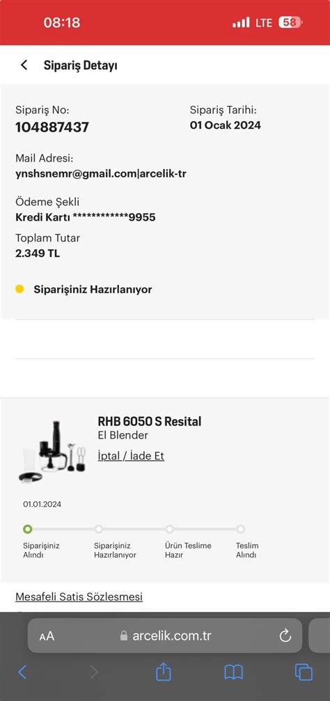 Arçelik Does Not Deliver My Blender Set Order Xolvie