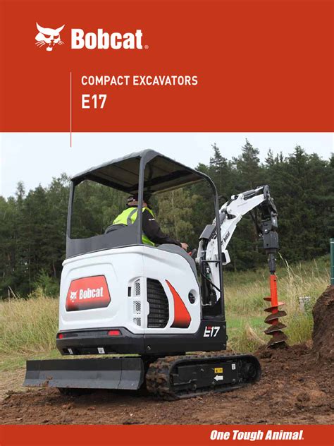 Bobcat En E17 Leaflet B4500220 09 2017 Lowres Pdf Pump Vehicle Technology