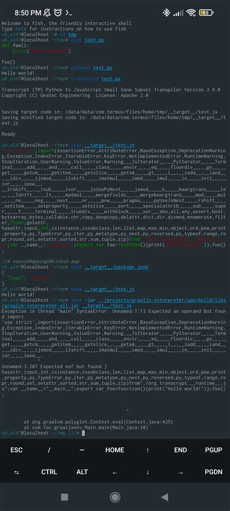 Python File Ran Through Transcrypt Fails To Work In GraalJS Issue TranscryptOrg