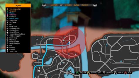 area map game ui database