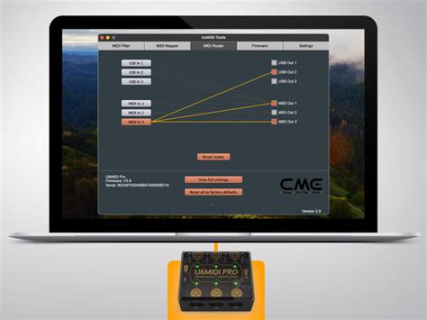 CME U MIDI Pro MIDI Interface With MIDI Routing And Filters