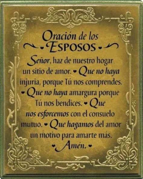 Oración para Esposos El Pilar del Matrimonio