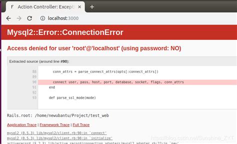 Ruby On Rails 新建项目，数据库配置mysqlrails 616项目中配置mysql数据库 Csdn博客