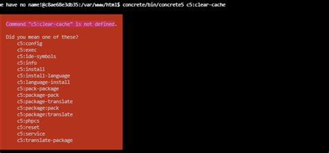 Issue With Missing Cli Commands · Issue 10526 · Concretecms