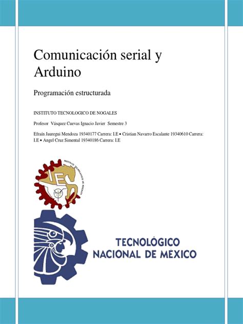 proyecto final comunicación serial y arduino pdf puntero