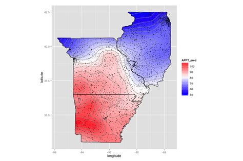 R Smoothing Out Ggplot2 Map Stack Overflow