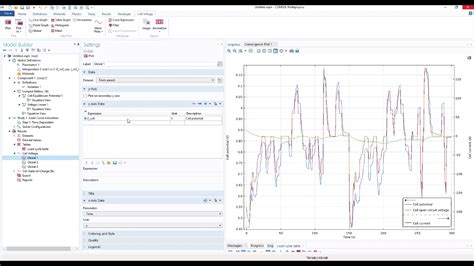 Estimation Of Time Dependent Parameter In Battery Using Comsol