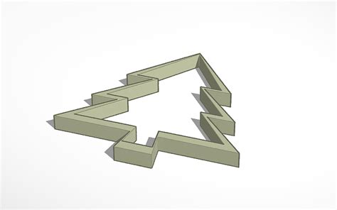 3d Design Cortante Arbolito Tinkercad
