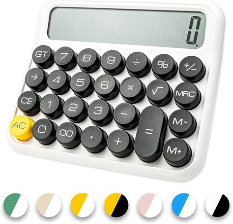 Ploutorich Desktop Standard Function Calculator Calculator With 12 Digit Large Lcd Display Big