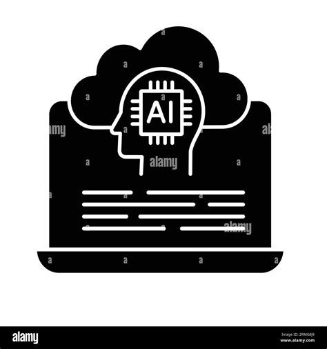 Cloud Computing With Ai Icon Illustrates The Concept Of Cloud