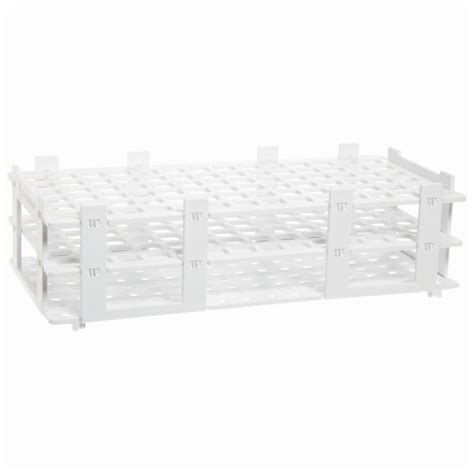 BRAND Polypropylene Test Tube Racks For 13mm 0 51in Tubes White