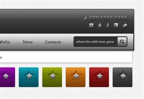 Header Navigation