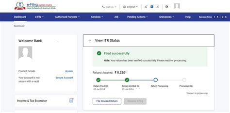 How To Check Income Tax Refund Status For Fy 2023 24 Ay 2024 25 With