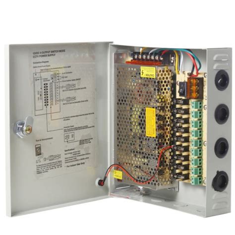 CH CCTV Power Supply Box Switch Distribution CCTV Security Video Surveillance DVR Camera