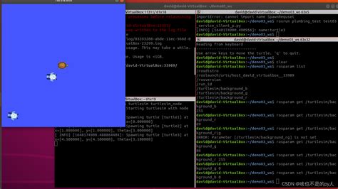 Ros通信实操（小乌龟通信实现）（九）c、python采用参数通讯方式编写一个节点控制乌龟的的颜 色和绘制的线条乌龟相关信息在