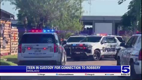 Police Juvenile Arrested Following Weslaco Robbery