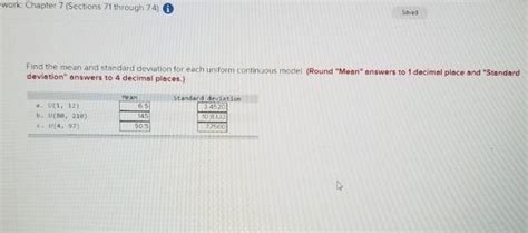 Solved Ework Chapter 7 Sections 71 Through 74 Saved Find