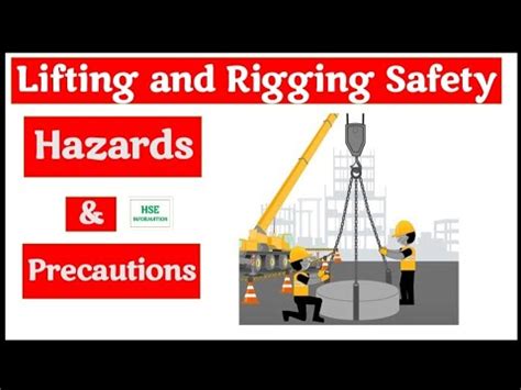Lifting And Rigging Safety Hazards And Precautions In Hindi YouTube