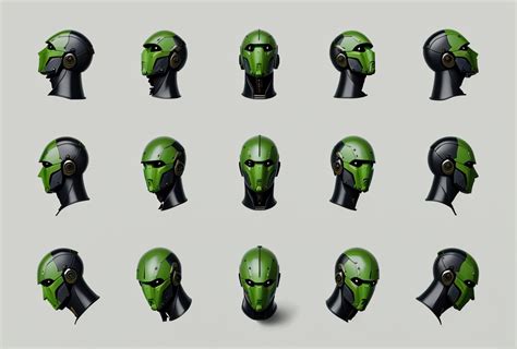 Character Head Concept Poses Openpose 3d For Depth Maps Images Generated With Ai