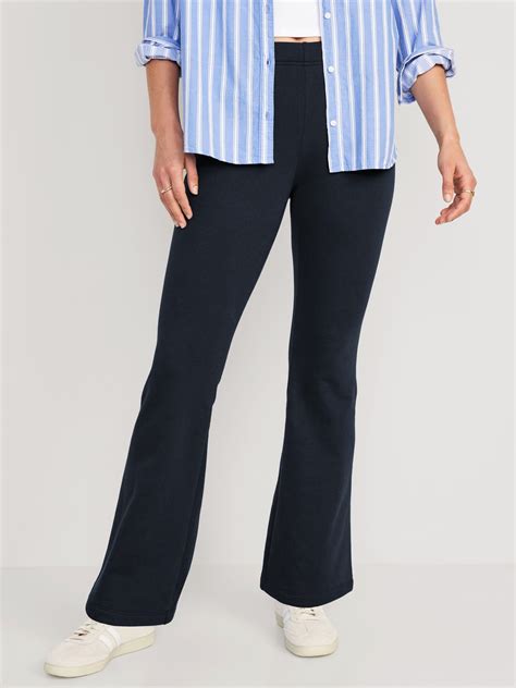 High Waisted Flare Fleece Lined Leggings For Women Old Navy