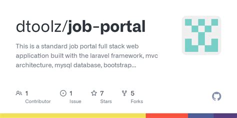 GitHub Dtoolz Job Portal This Is A Standard Job Portal Full Stack
