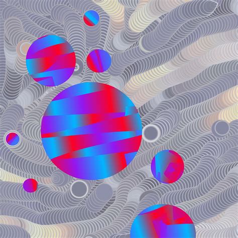 블루 마젠타 퍼플 네온 볼 회색 색조 원 배경 Pixabay의 무료 사진 Pixabay