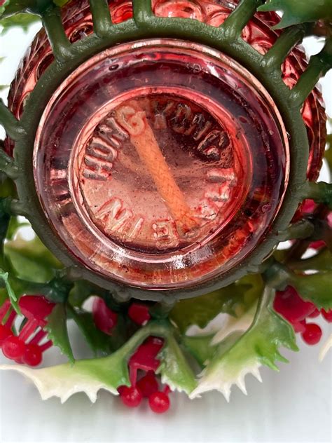 Vintage Miniature Glass Oil Lamp And Christmas Boot Etsy